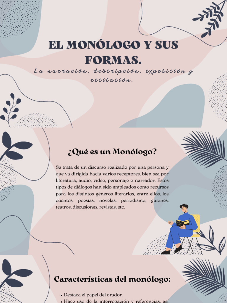 Características y Tipos de Monólogos | PDF | Monólogo