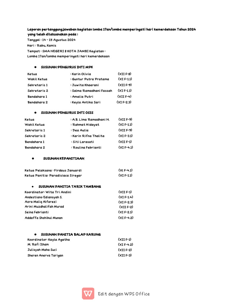 LPJ Lomba 17an 2024 | PDF