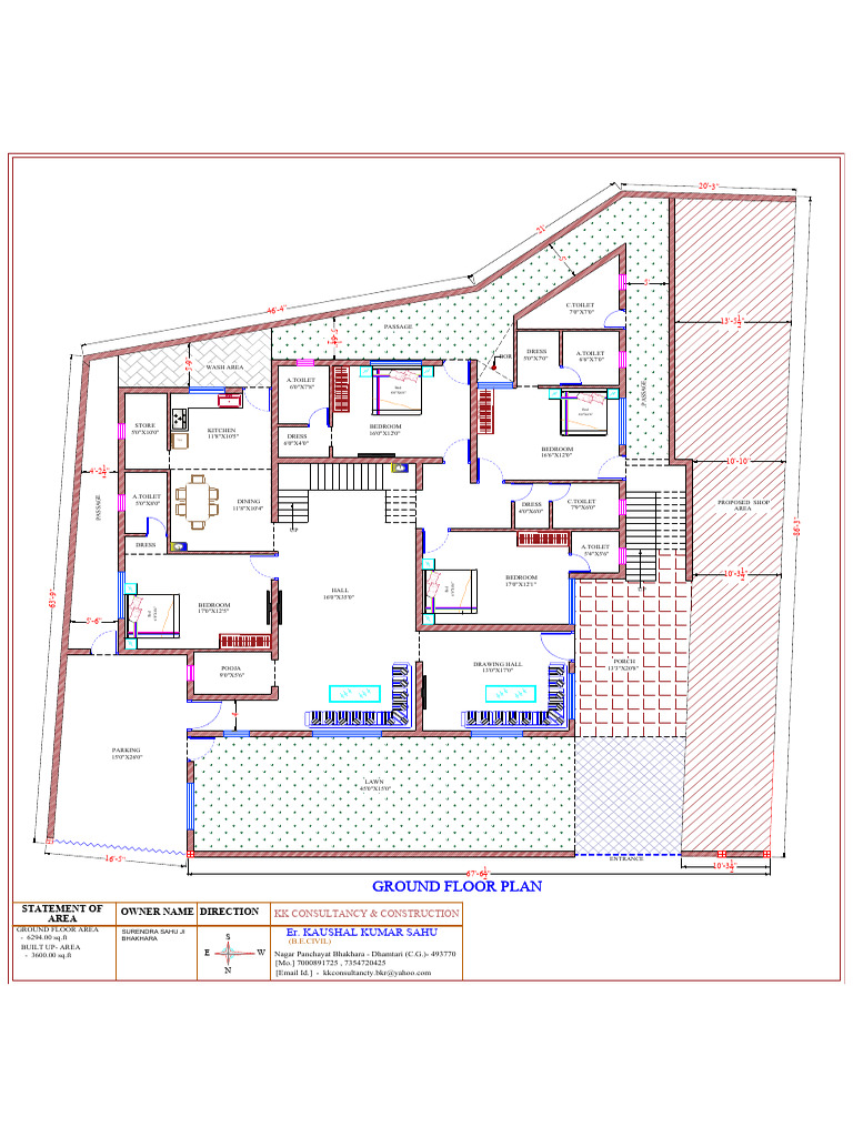 GF Plan 5 Surendra Sahu Ji Bhakhara 14.02.2021 | PDF | Room