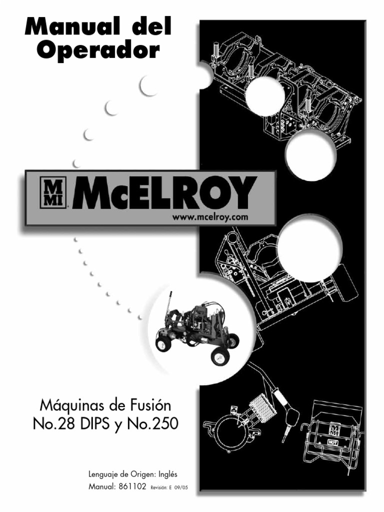 Manual Del Operador Mcelroy 28 | PDF | Bomba | Derritiendo