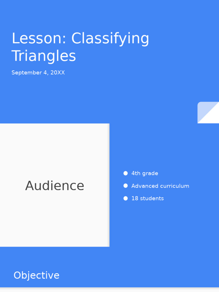 Triangles for 4th Grade Advanced | PDF