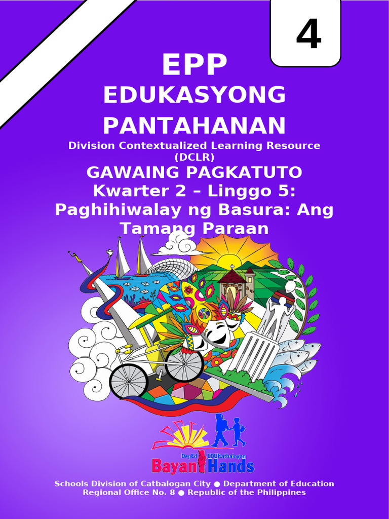 DCLR - EPP HE - 4 - Q2 - LAS - Week5 - Paghihiwalay-ng-Basura-Ang-Tamang-Paraan | PDF