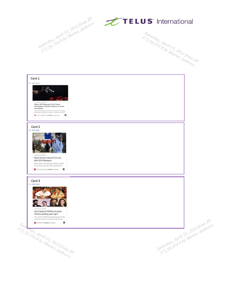 Inappropriate Tasks Feedback Part 1 | PDF