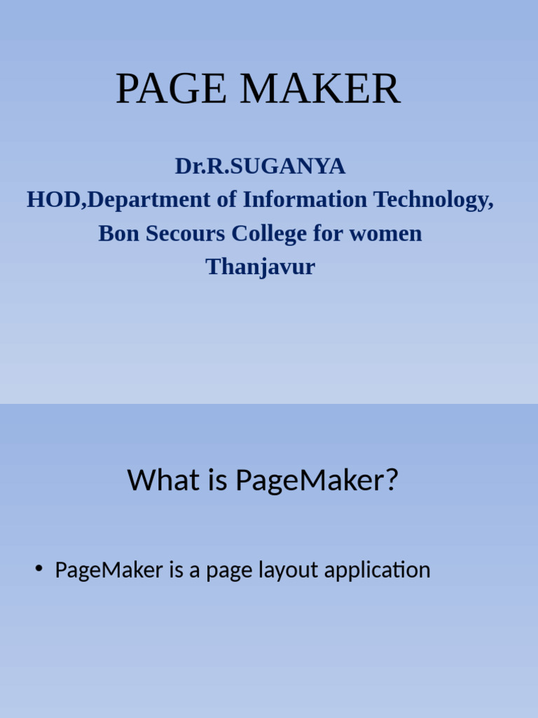pagemaker basics | PDF | Keyboard Shortcut | Software