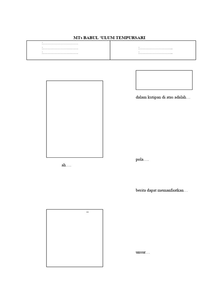 PTS bindo kelas 8 | PDF