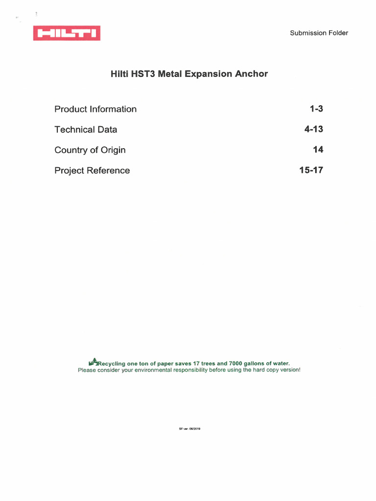 Hilti Catalogue | PDF