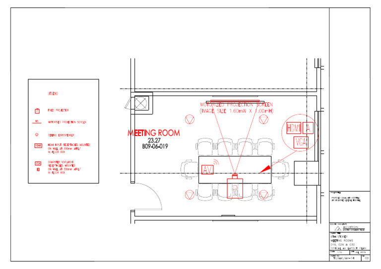 TD - AAC - AV-14 - 6th Storey - Meeting Room 019 029 030 AV Layout Plan ...