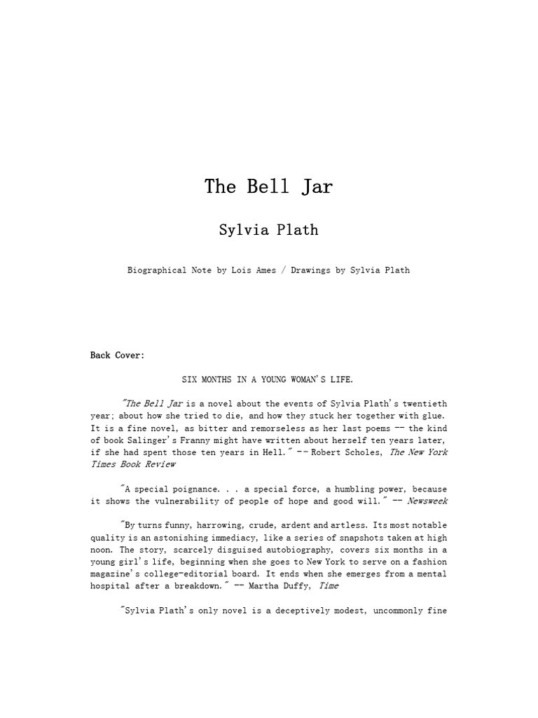 Sylvia Plath The Bell Jar PDF | PDF
