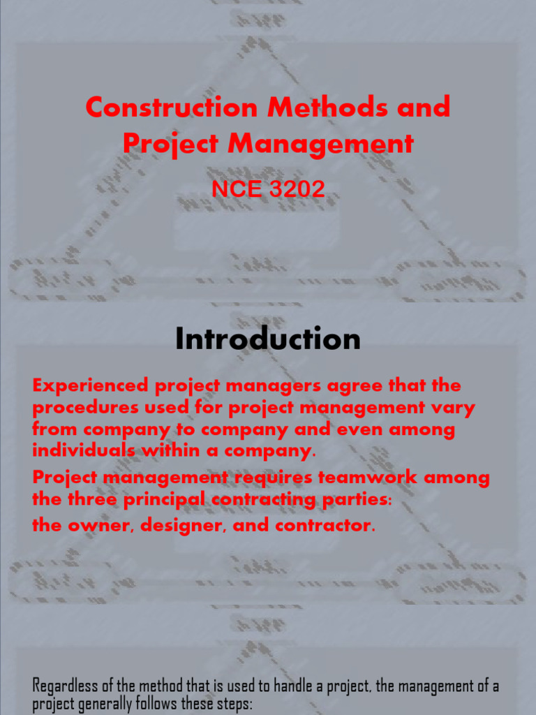 Construction Project Management Guide | PDF | Project Management | Business