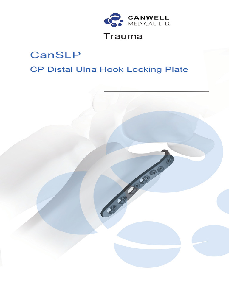 LCP Distal Ulna Hook Locking Plate-Flyer | PDF