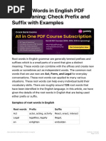 The Root Word Dict, Dic | PDF