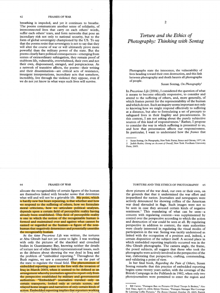 4.5 Butler-Judith-Frames-War-When-Life-Greivable-63-100 | PDF | Image ...