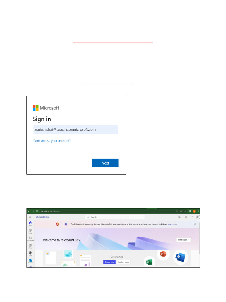 Setting Up Microsoft 365 | PDF