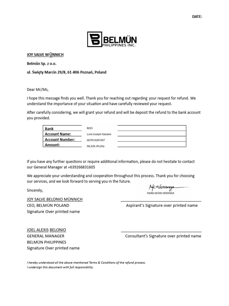 Refund Process for Aspirants | PDF