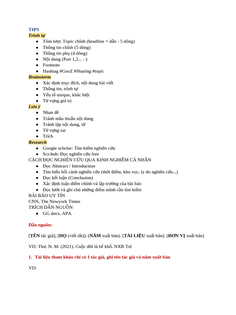 (Content) Caption Notes | PDF