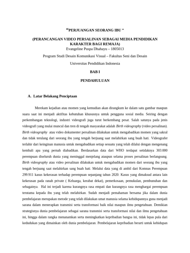 Proposal Metode Penelitian | PDF