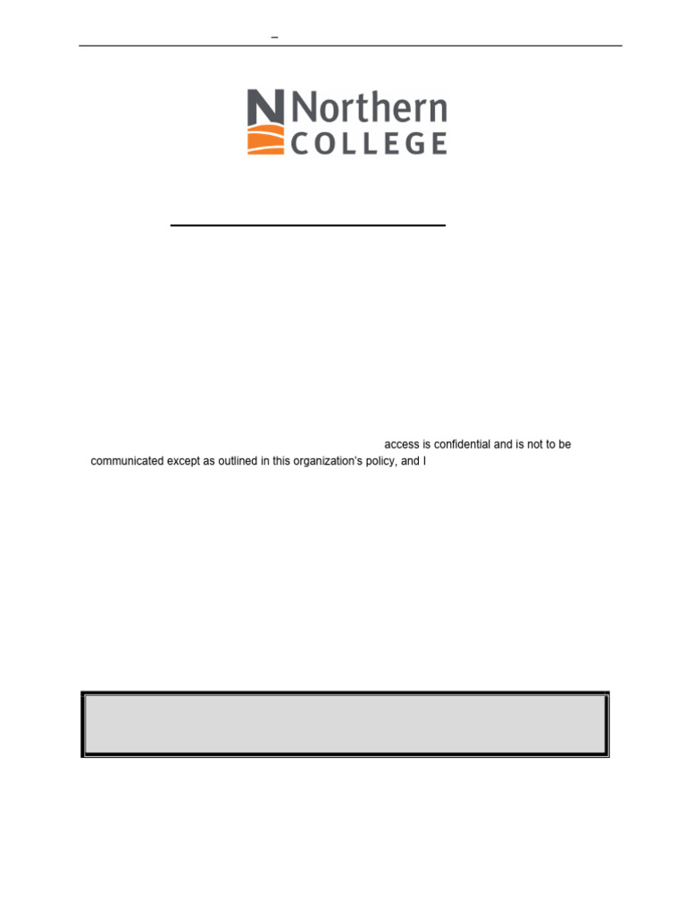 Statement of Confidentiality - ECE LAB | PDF