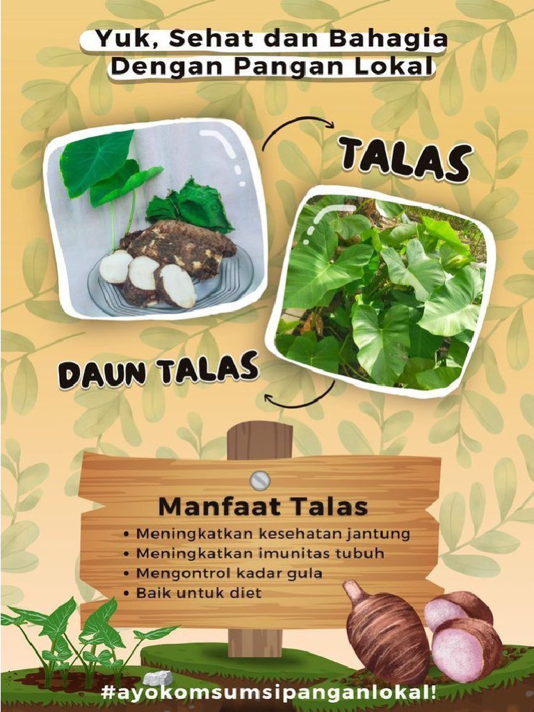 Poster Ayo Konsumsi Pangan Lokal | PDF