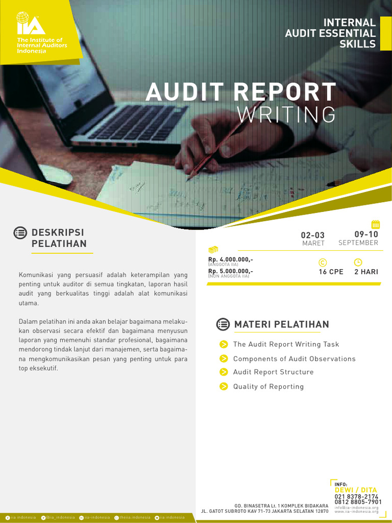 C02-Audit Report Writing 2020 | PDF