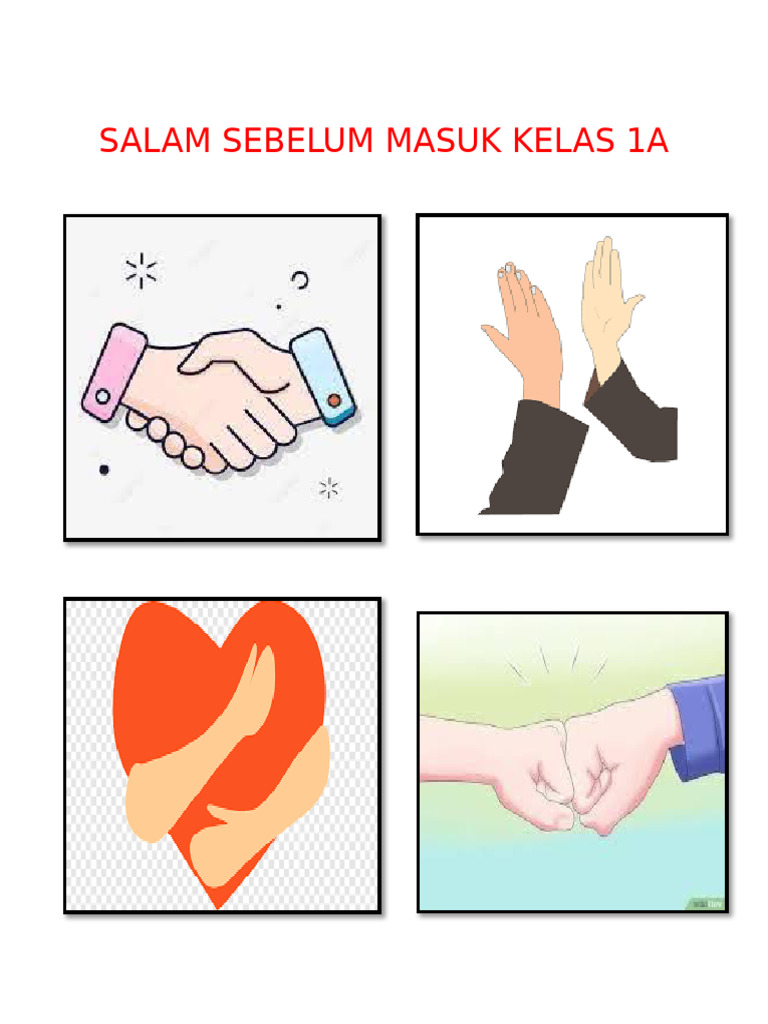 Salam Sebelum Masuk Kelas 1a | PDF
