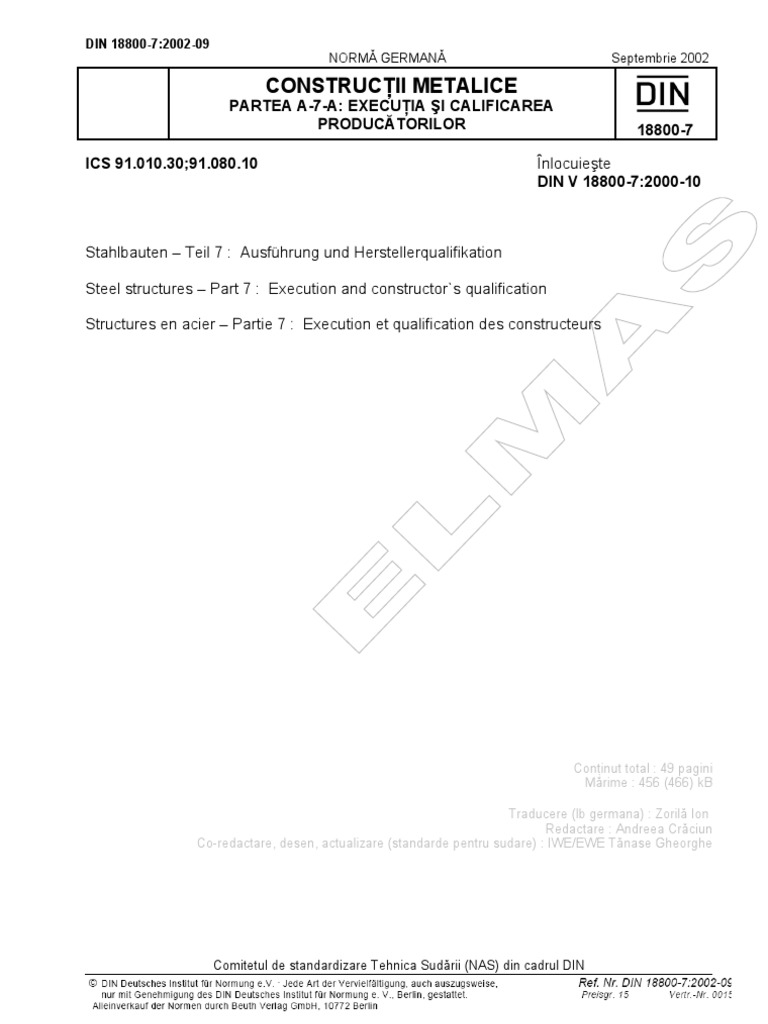 DIN 18800-7 Ro Final | PDF