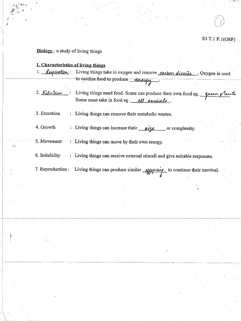 CE Bio Ch1 Introduction PDF | PDF