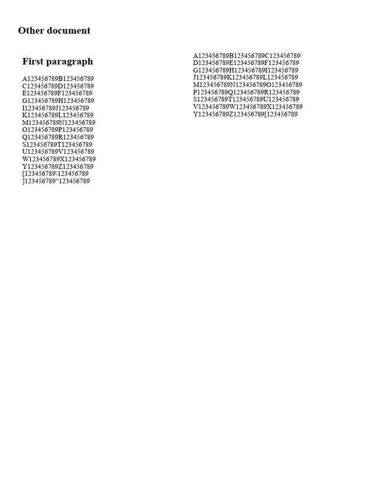 Alphanumeric Sequence Analysis | PDF