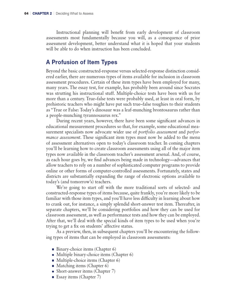 Classroom Assessment Strategies Explained | PDF | Teachers ...