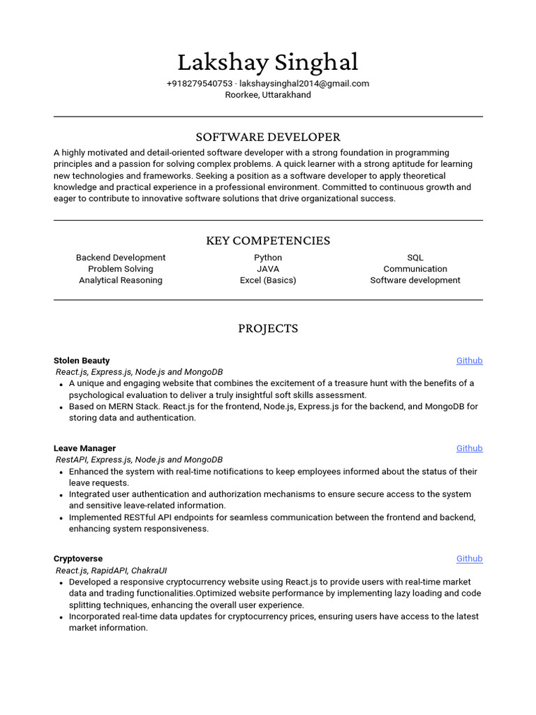 LakshaySinghalUp | PDF | Web Development | Software