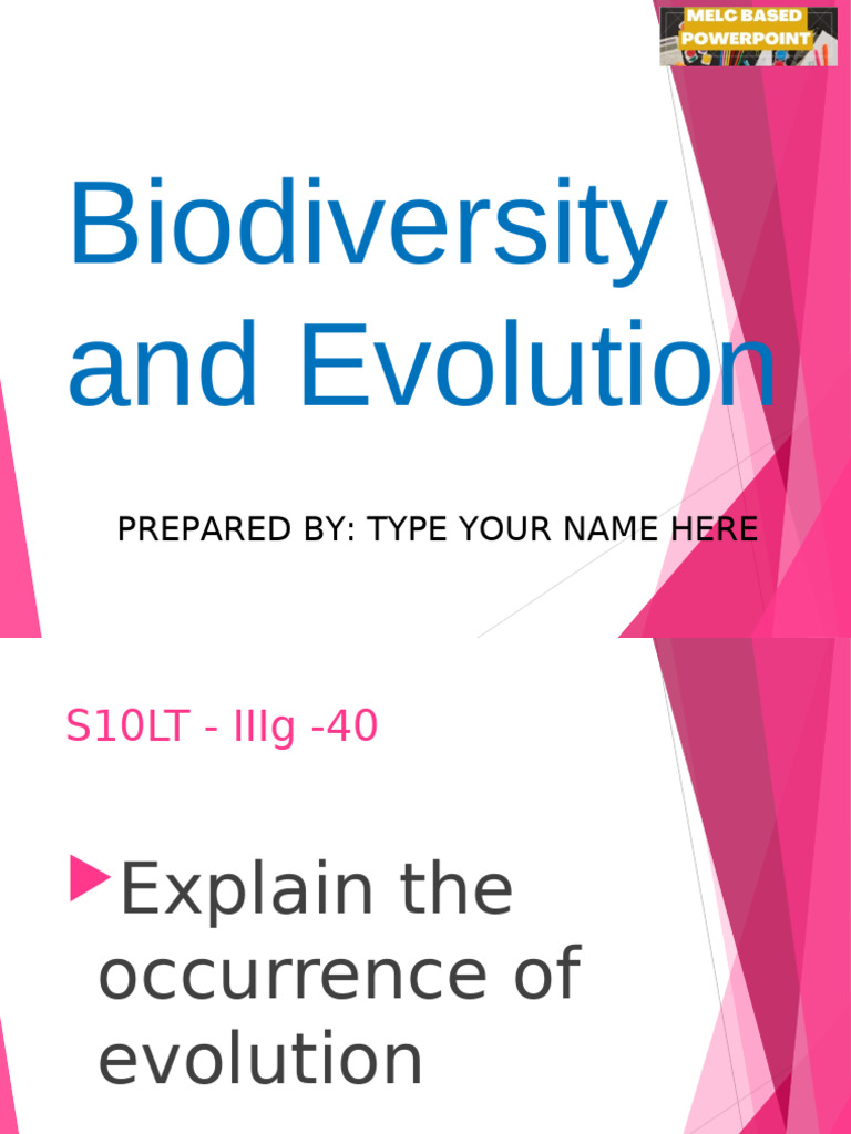 G10 Science Q3 Week 6 Occurence of Evolution | PDF | Biodiversity ...