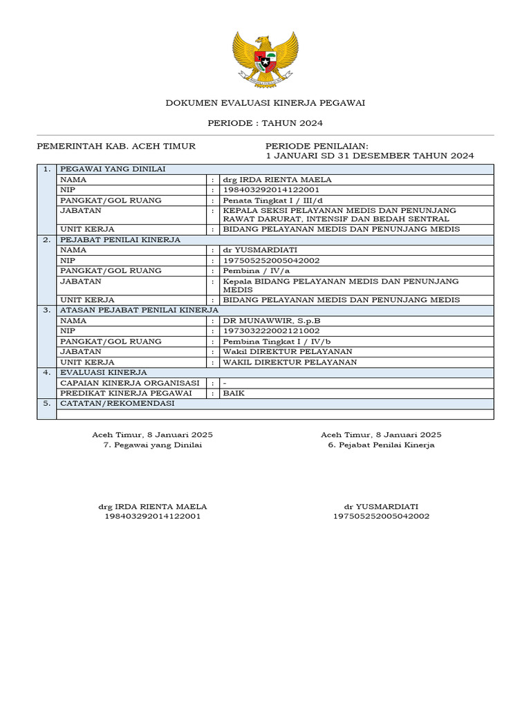 Cover SKP Tahunan | PDF