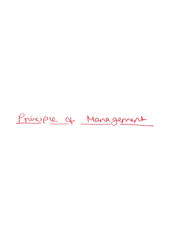Principles of Management | PDF