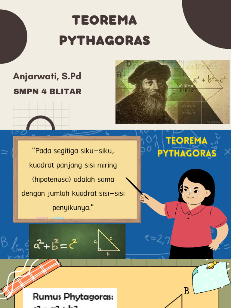 Lembar Kerja Teorema Pythagoras | PDF