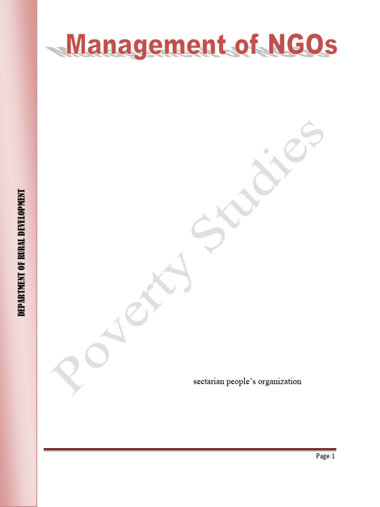 NGOs | PDF | Non Governmental Organization | Fundraising