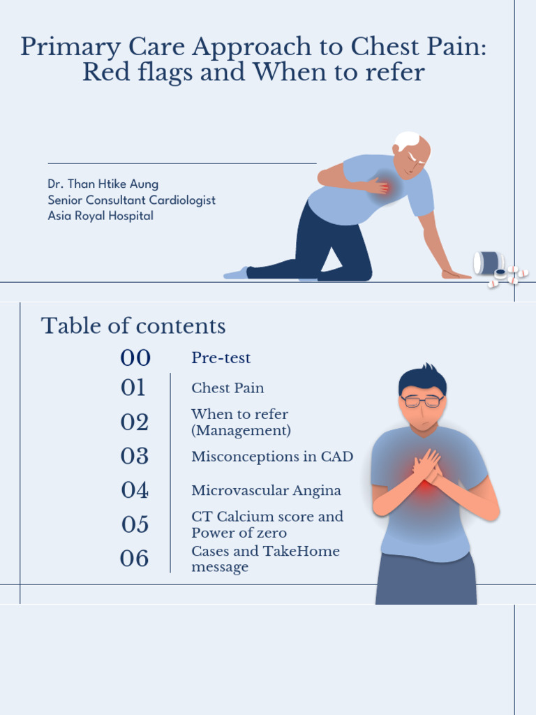 Primary Care Approach To Chest Pain, Red Flags and When To Refer | PDF ...