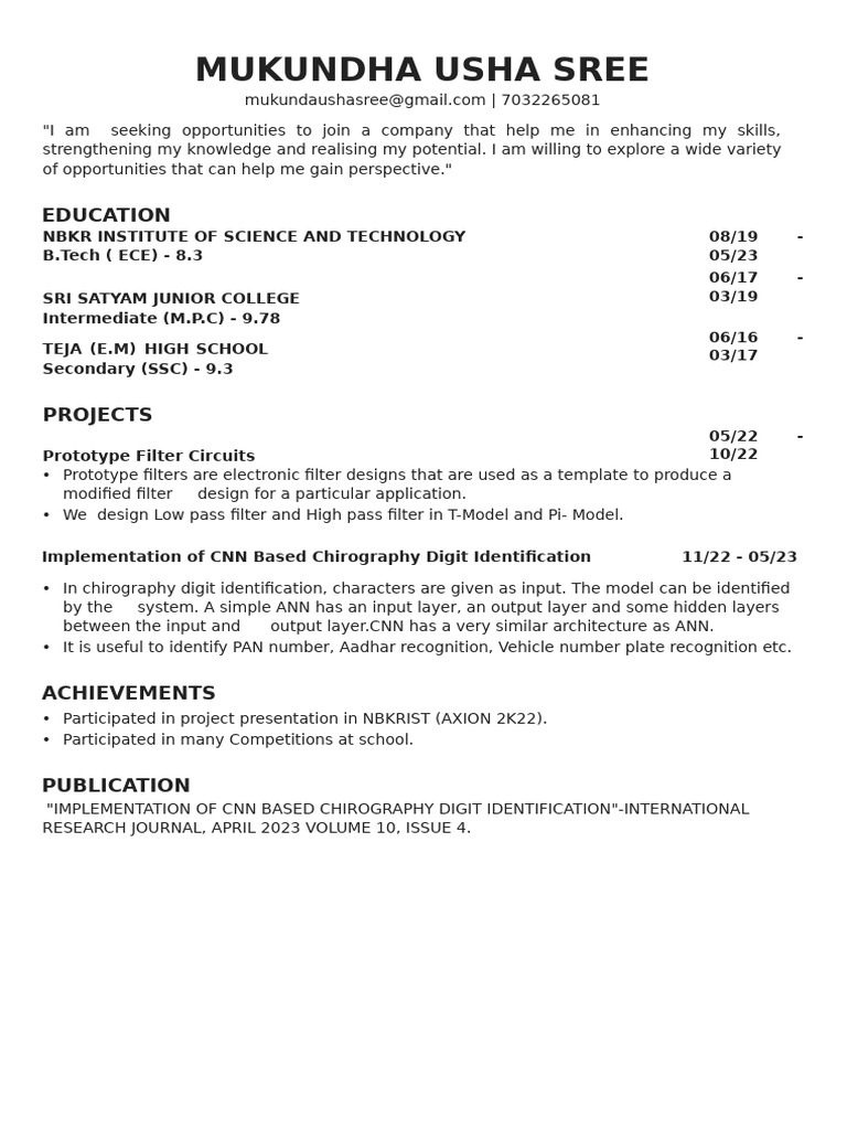 RESUME | PDF | Computing | Computer Engineering