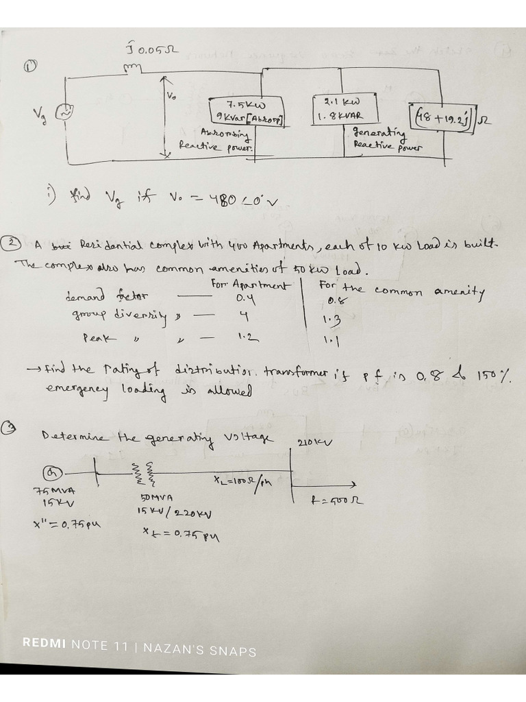 Model Test-2 (Power System) | PDF