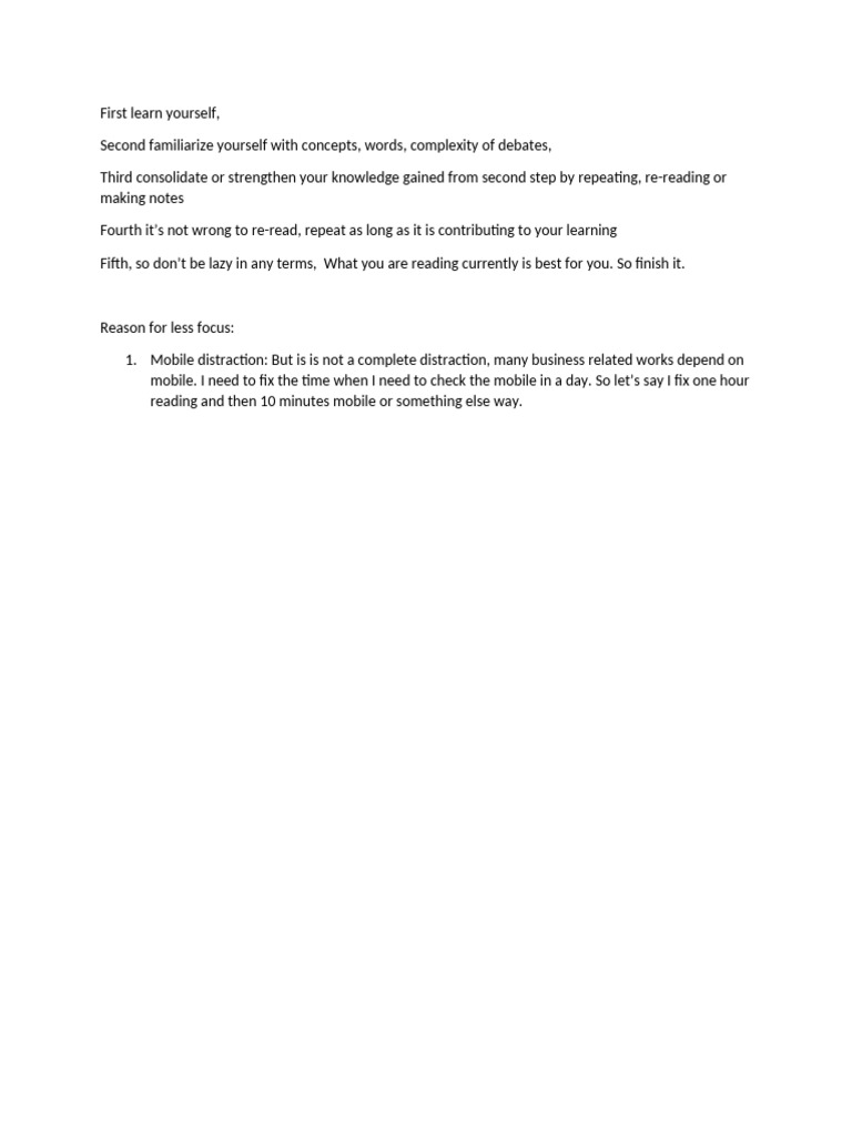 Increasing Reading Capacity | PDF