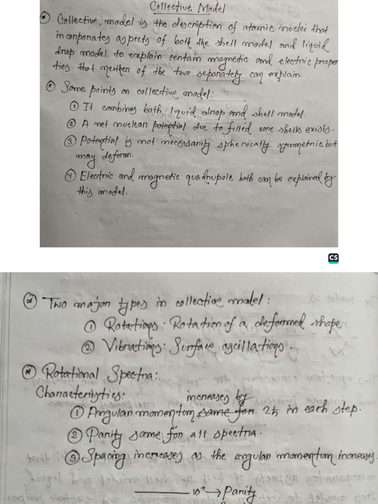 Collective Model | PDF