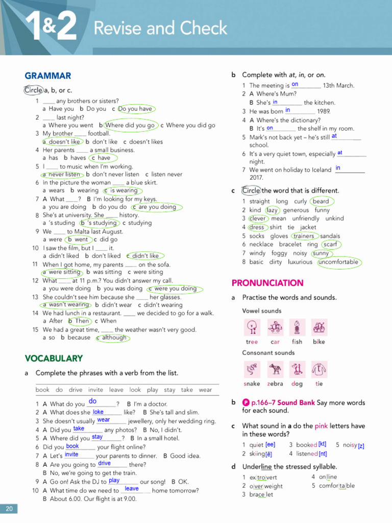 A2 Level English Test Practice Pdf Linguistics Languages