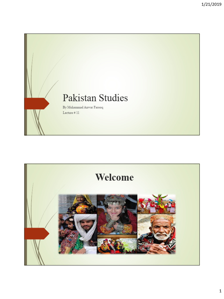 Pakistan Studies 11 | PDF | Indus River | Pakistan
