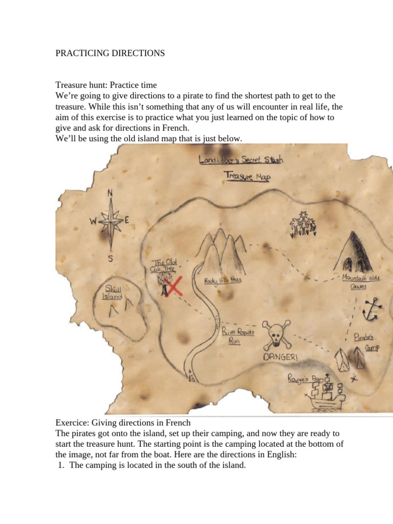 Practicing Directions | PDF