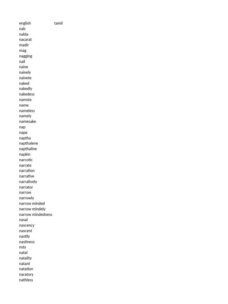 Nn Lifco Dictionary | PDF