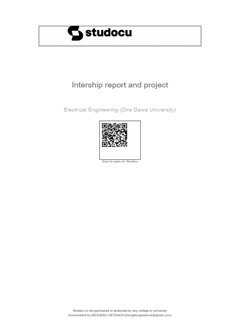 Intership Report and Project | PDF | Employment | Computer Network