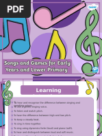 Following Directions Sing-Along Songs | PDF