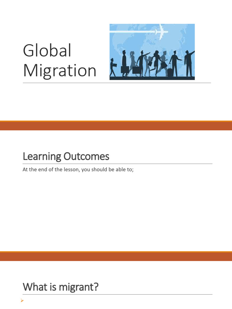 TCW-Global-Migration | PDF | Human Migration | Illegal Immigration