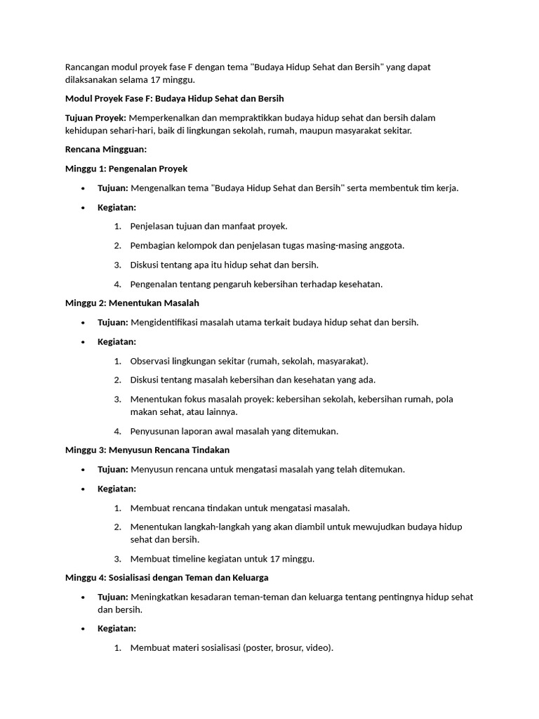 Modul Proyek P5 | PDF