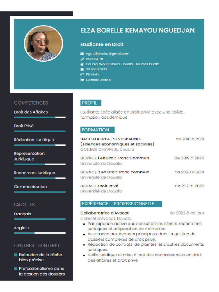 Mon Curriculum Vitae | PDF