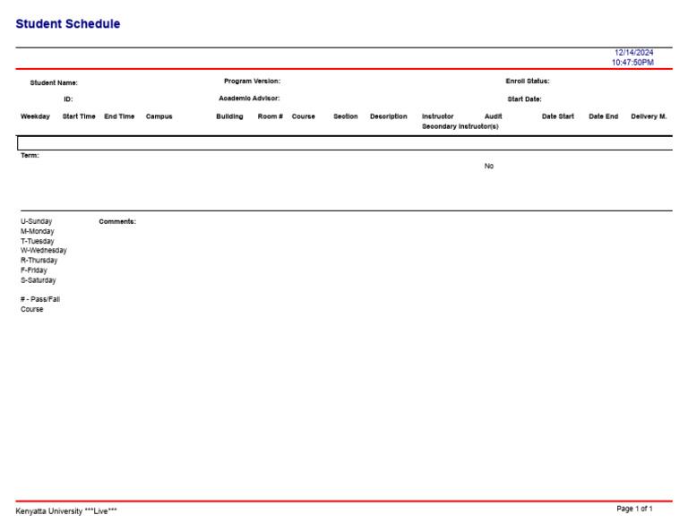 My Student Sched | PDF