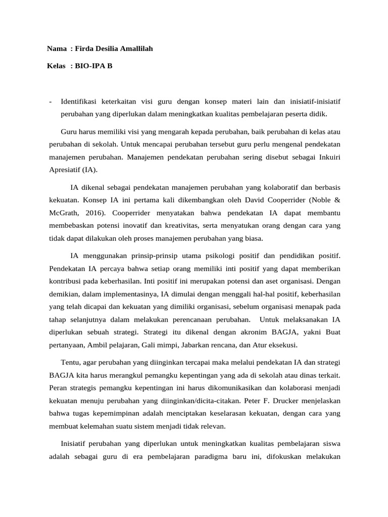 Firda Desilia A - Tugas Koneksi Antar Materi | PDF